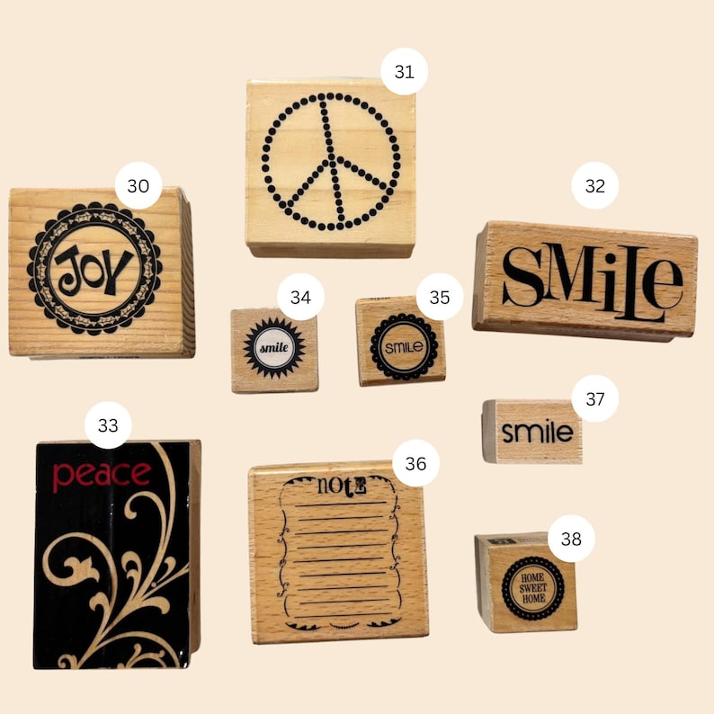Sentiment Rubber Stamps | Quotes, Sayings, Words | New & Gently Used ...