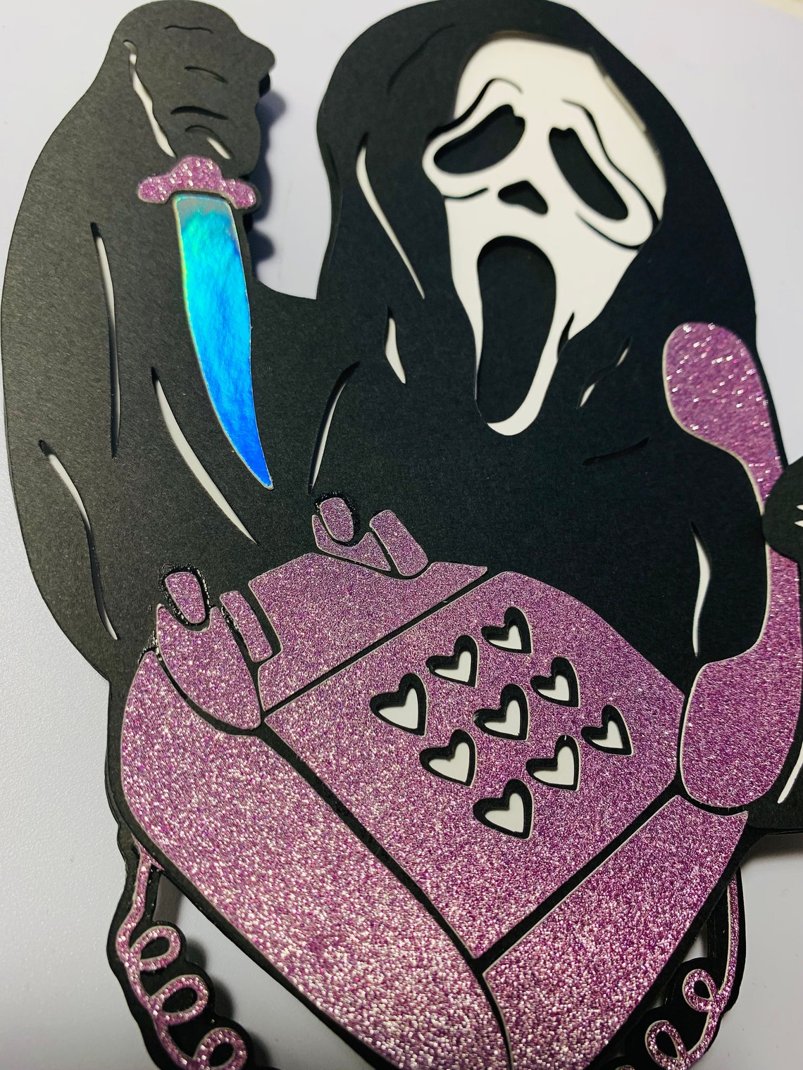 Ghostface Scream Horror Movie Cake Topper Personalized - Etsy
