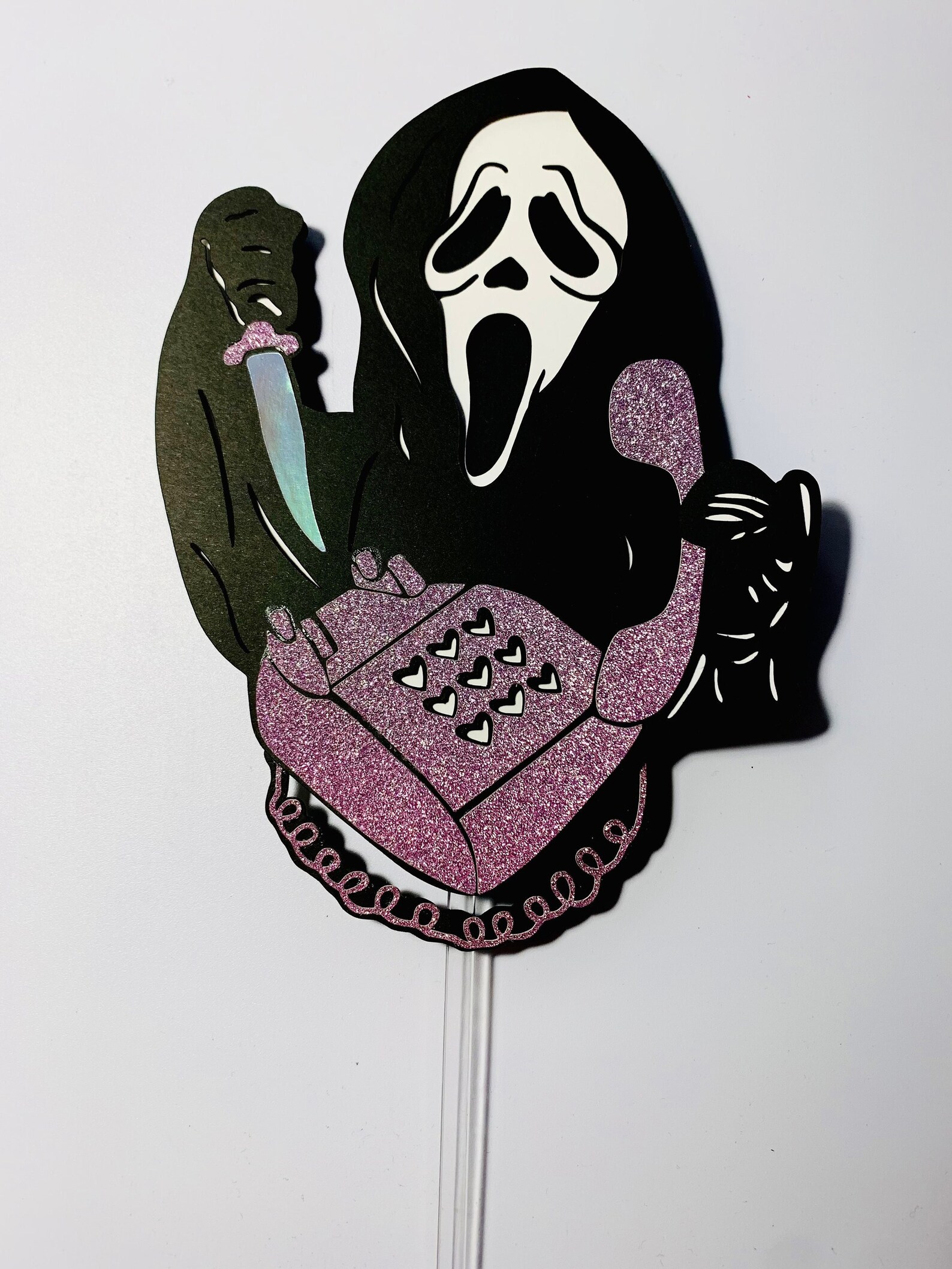 Ghostface Scream Horror Movie Cake Topper Personalized - Etsy