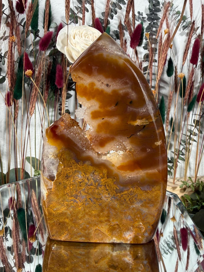 Natural Druzy Agate Crystal | Free Form Specimen, Healing Stone - Etsy