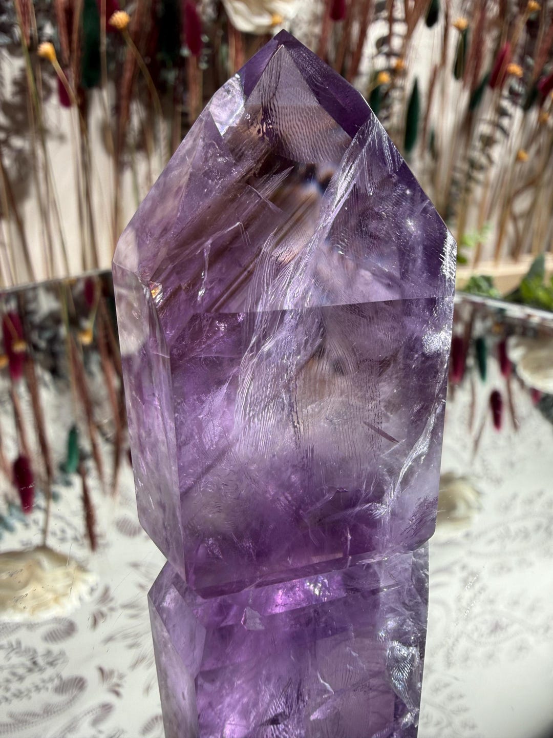 Brazilian Ametrine Quartz Tower | Natural Amethyst Citrine Crystal ...
