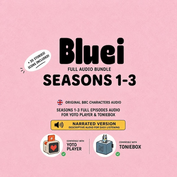 Bluey Tonie - Etsy UK