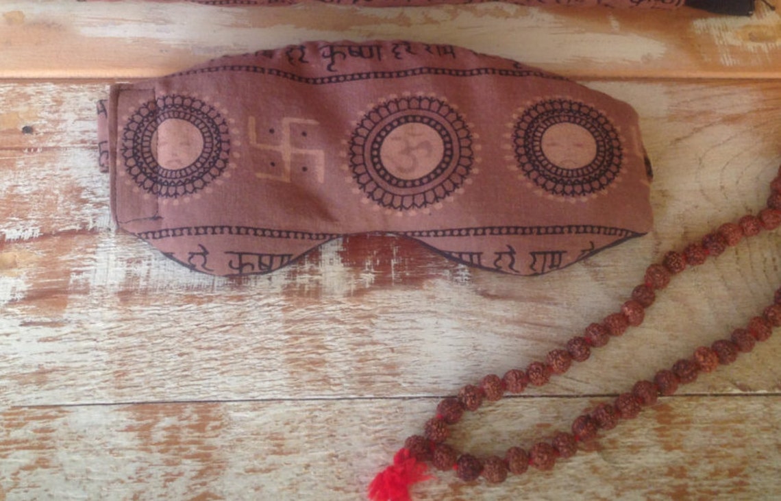 Therapeutic Eye Mask Earth Element Five Elements Mantras - Etsy