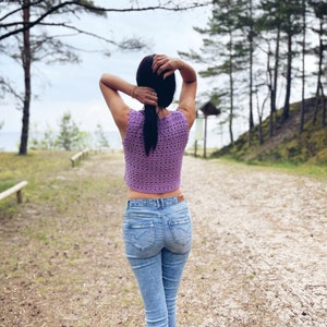 Crochet Pattern - Gregorian Crop Top - Etsy