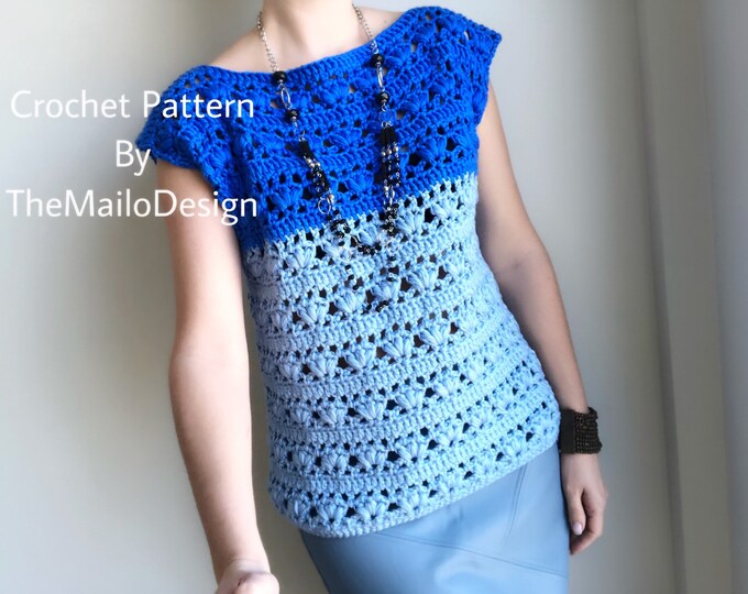 Crochet Top Pattern - Sunny Top - Etsy Canada