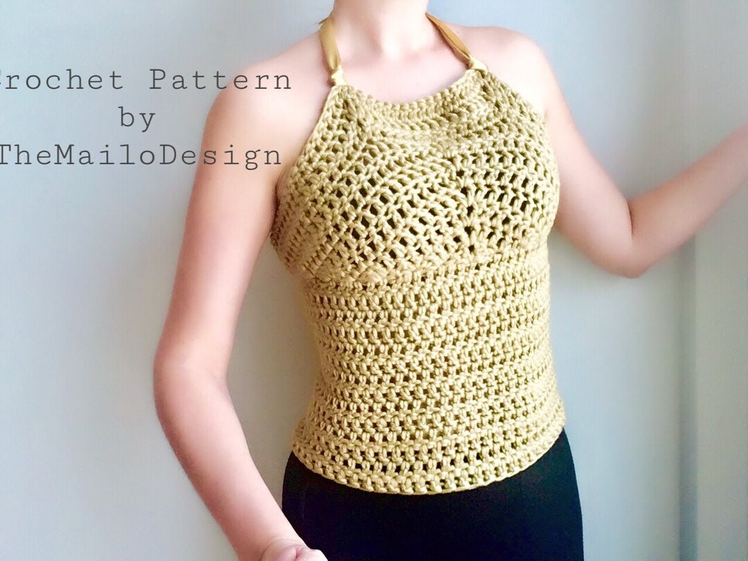 Crochet Top Pattern - Sunny Top - Etsy UK
