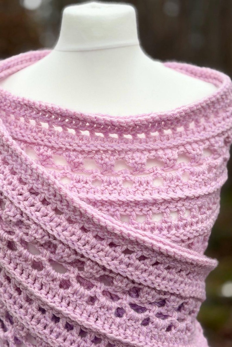 Crochet Pattern - Eloise Scarf - Etsy