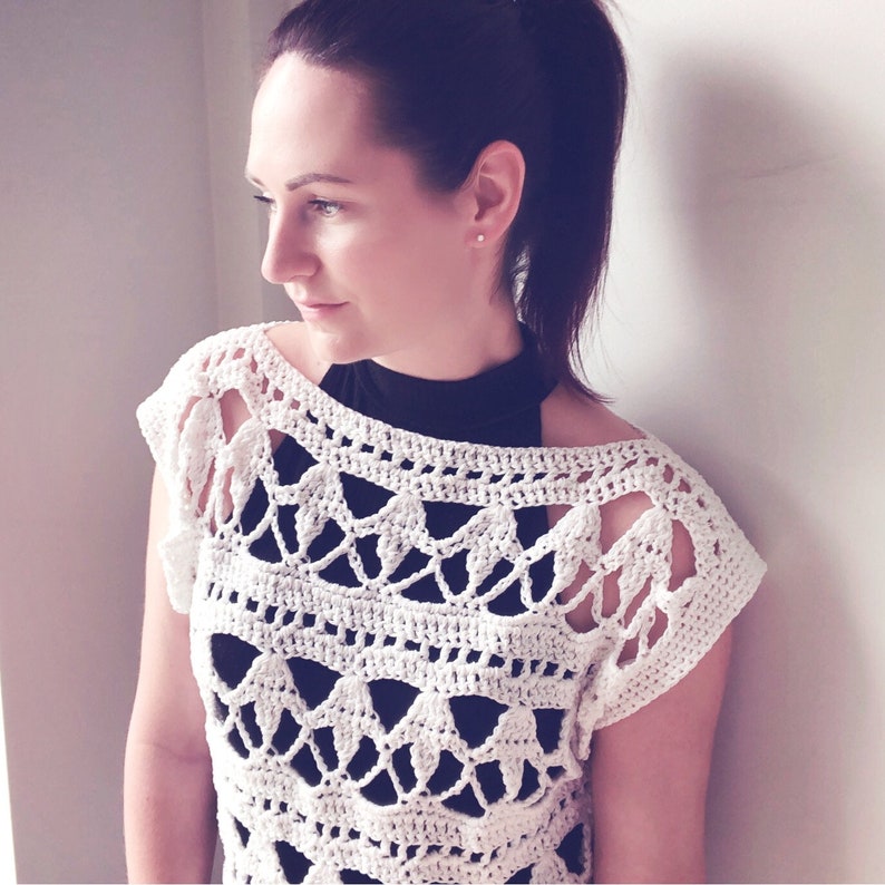 Crochet Top Pattern - the Orchid Top - Etsy