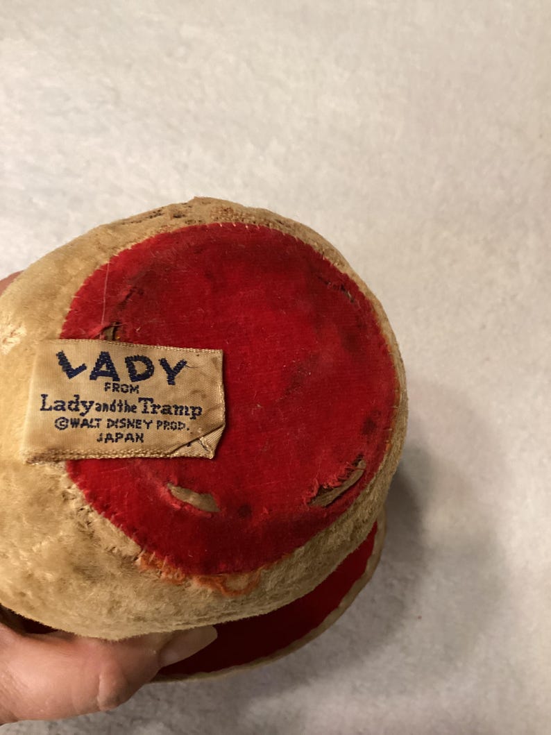 1950’s Gund Disney Lady & the Tramp 9” Plush Toy - Etsy