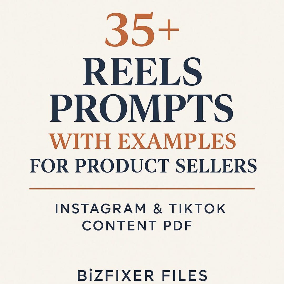 30+ Reels Prompts With Examples for Product Sellers | Instagram ...