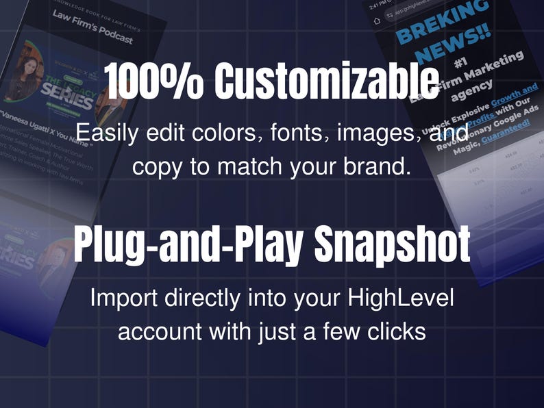 Gohighlevel Sales Funnel Template: Opt-in, VSL, Booking, Shop (digital ...