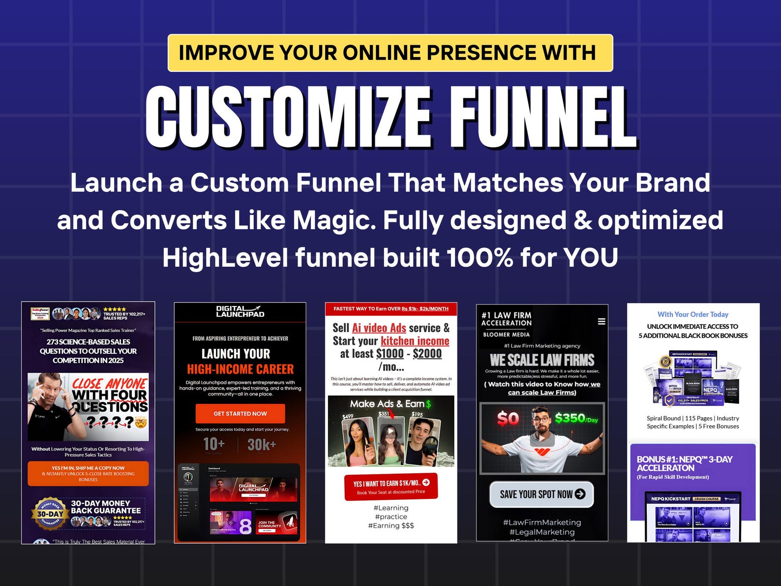Custom Gohighlevel Funnel Design | Lead Generation & Sales - Etsy