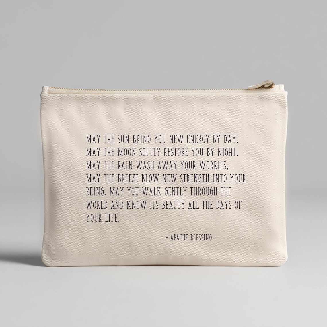 Inspirational Apache Blessing Pouch, Cute Motivational Quote Gift for ...
