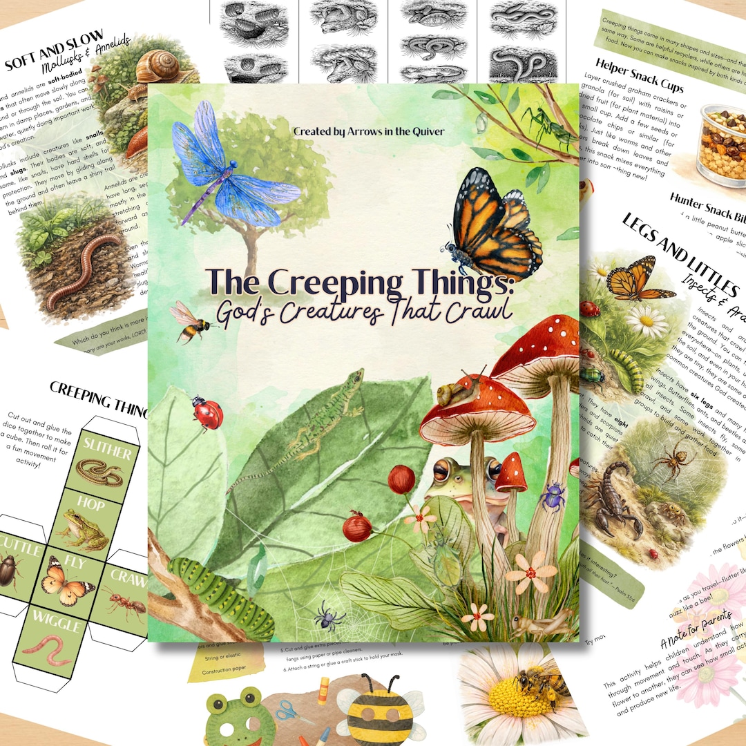 Christian Bugs Nature Unit Study | Faith-based Science Lessons (PDF ...