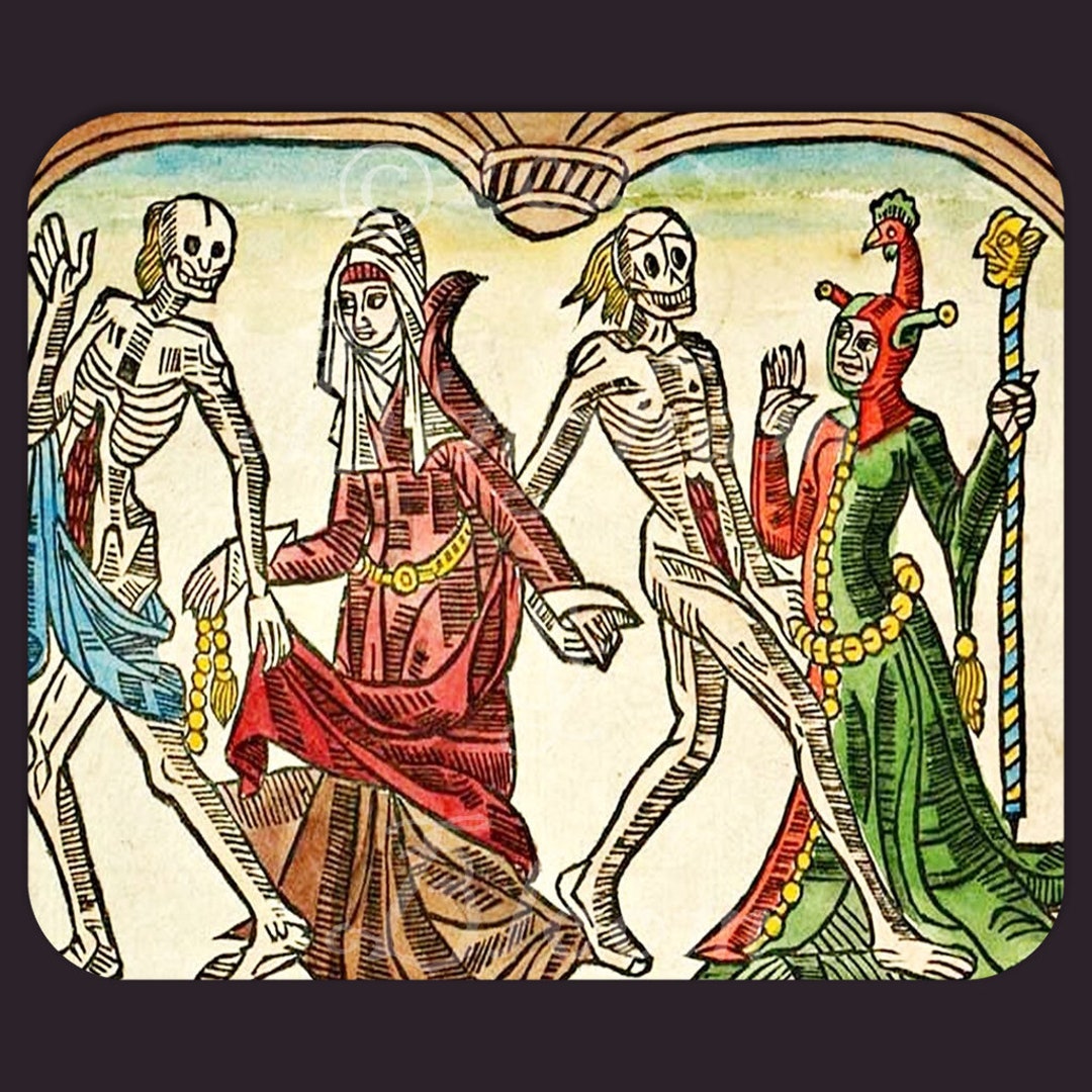 Mousepad Danse Macabre Choose From 10 Designs 9.25 - Etsy