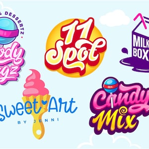 I Will Create Custom Bubbly Logo Design for Your Business Logo Creation ...