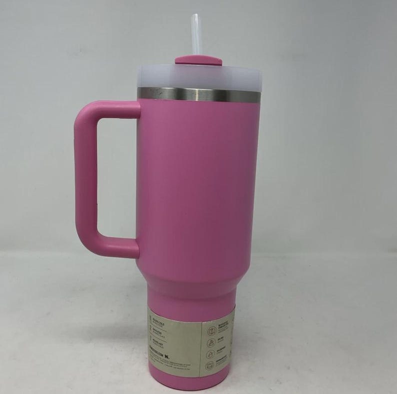Stanley Pink Peony 40 Oz the Flowstate Quencher H2.0 Tumbler - Etsy