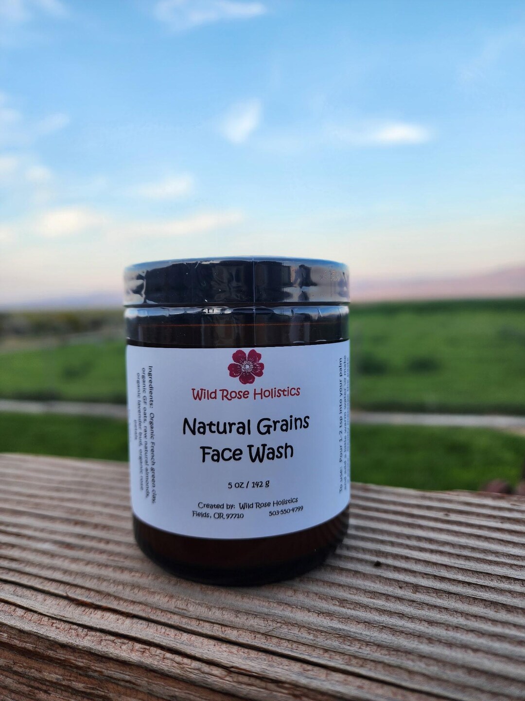 Natural Grains Face Wash - 5 Oz. - Etsy