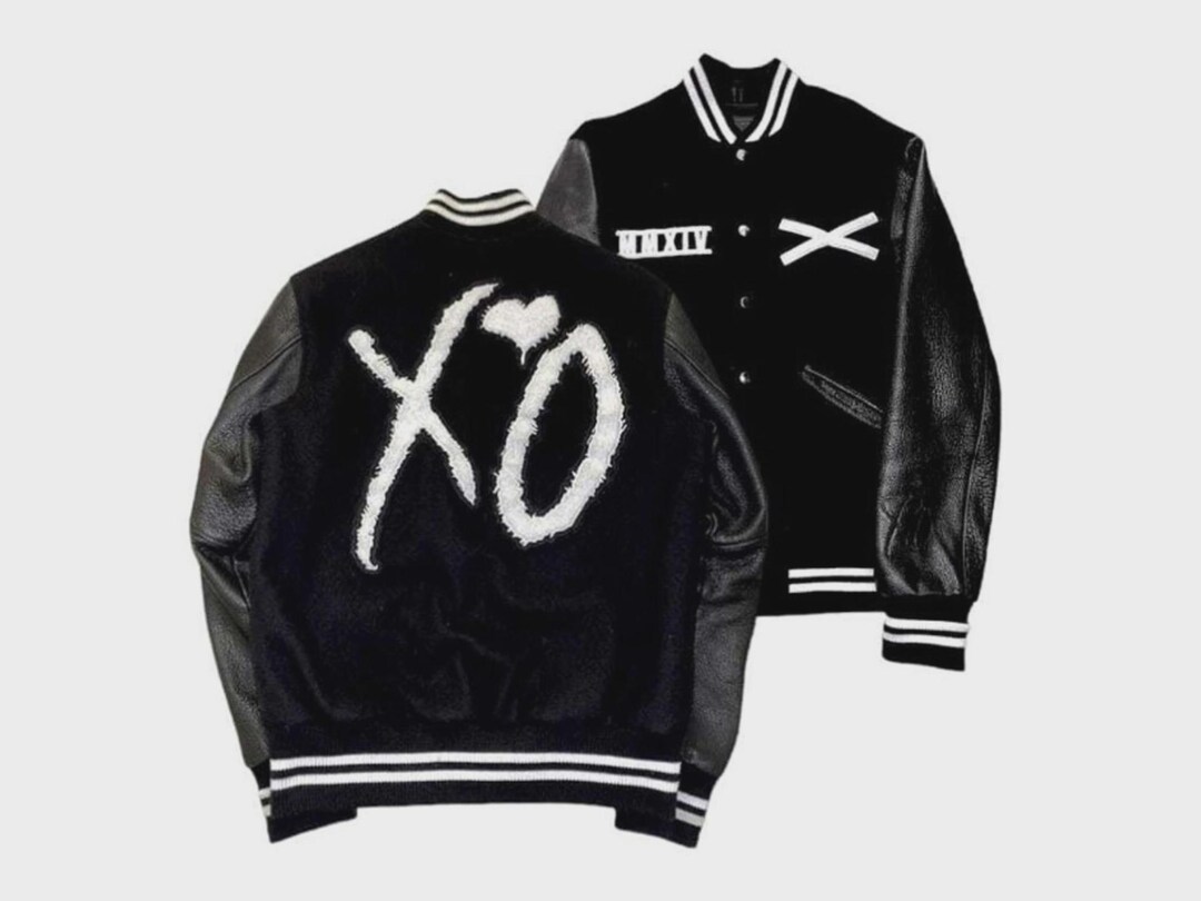 Handmade Weekend XO Varsity Jacket Black and White Wool Cosplay Jacket ...