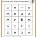 Fall Alphabet Hunt Worksheets: Preschool Letter Recognition Activity ...