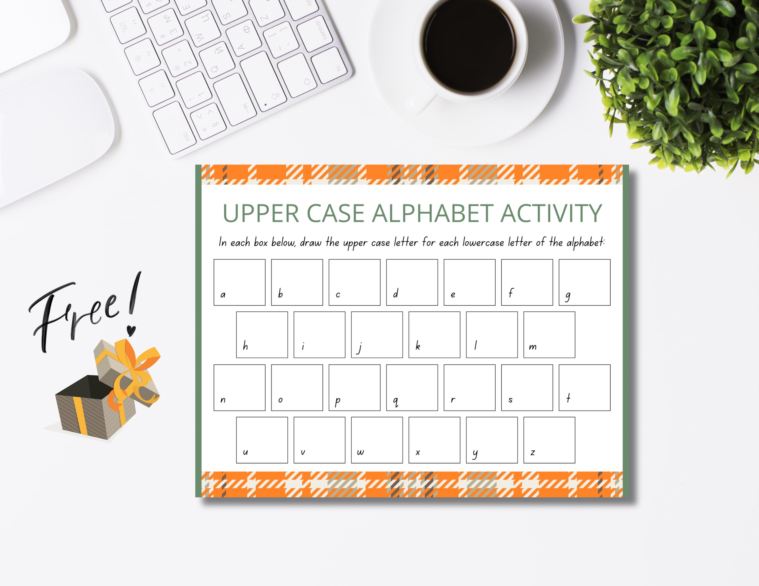 Fall Alphabet Hunt Worksheets: Preschool Letter Recognition Activity ...