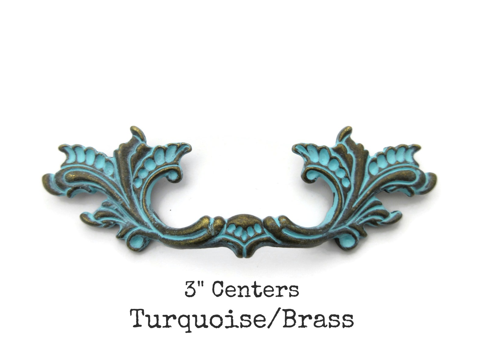 French Provincial Drawer Pulls 3 Centers Ornate - Etsy