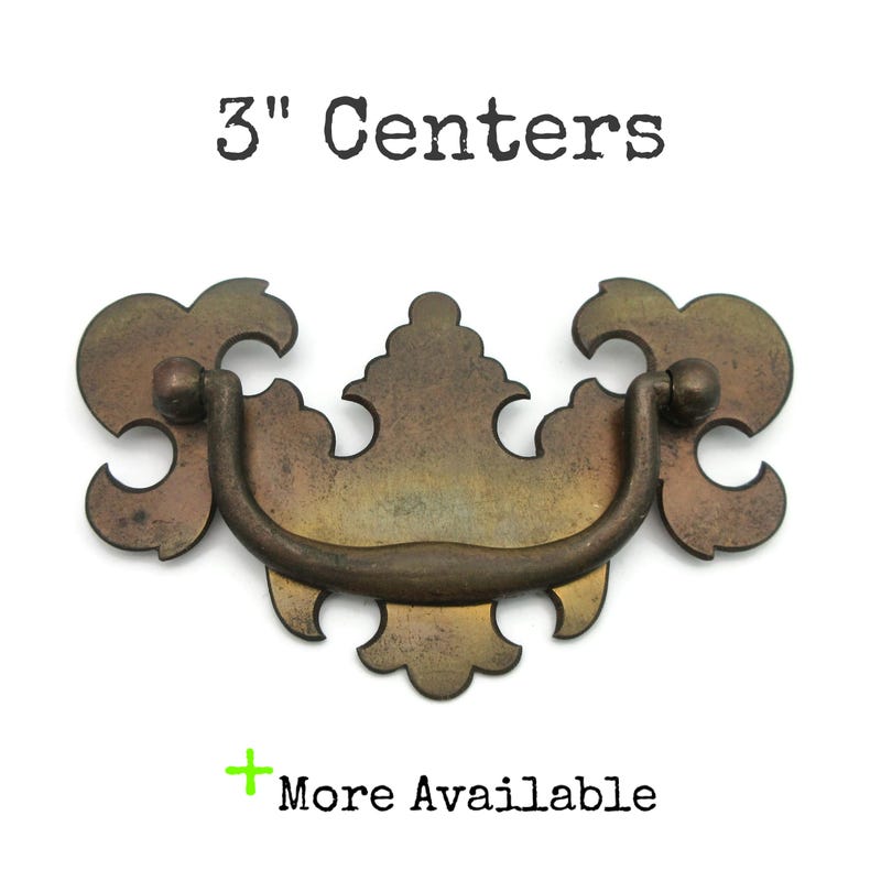 Brass Pulls 3 Inch Center - Etsy