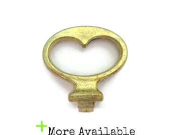 1 1/2" Mock Key Pull Mock Mock Key Knob Antique Mock Key False Key Knob ...