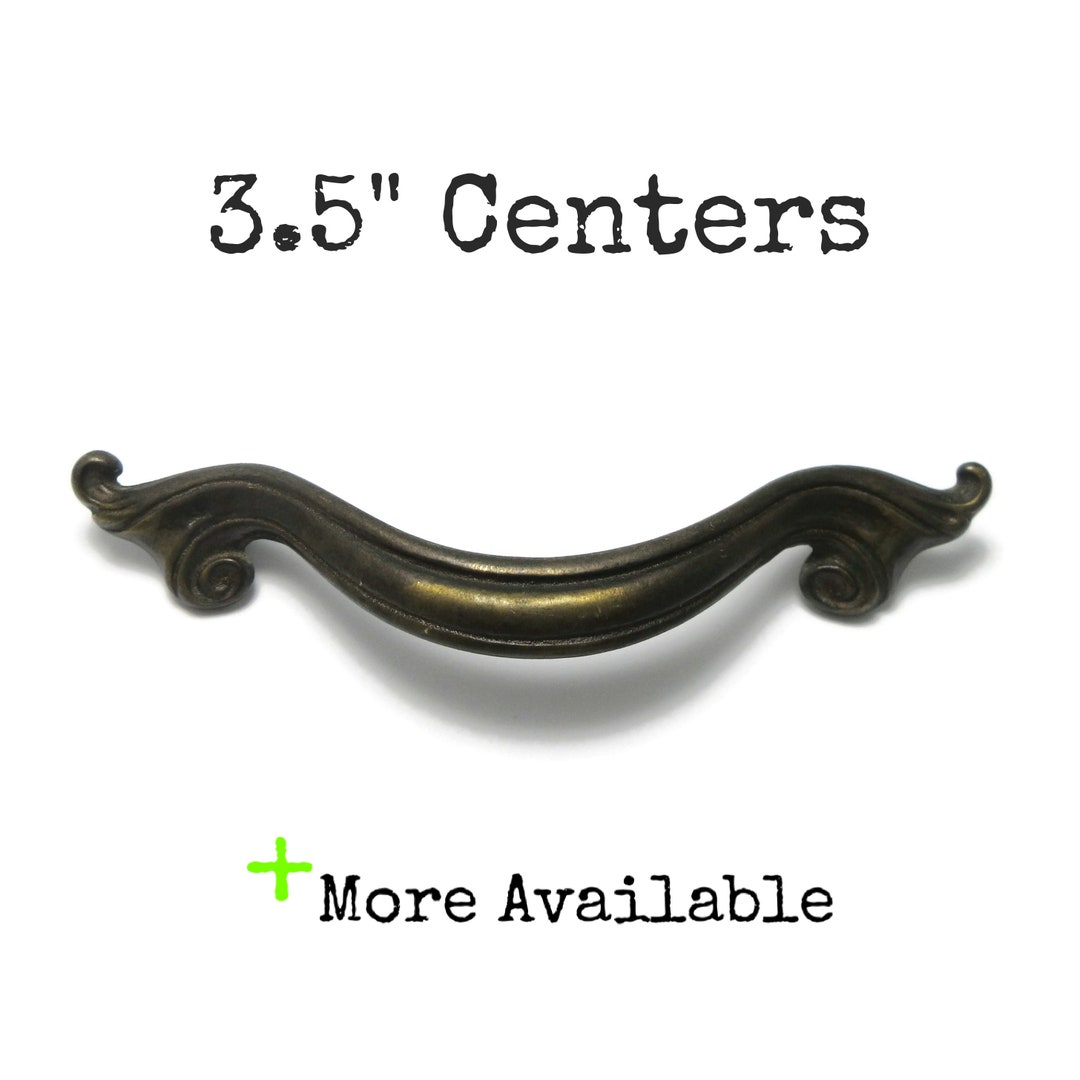 Vintage Drawer Pull 3.5 Centers Ornate Swag French Provincial Handle ...