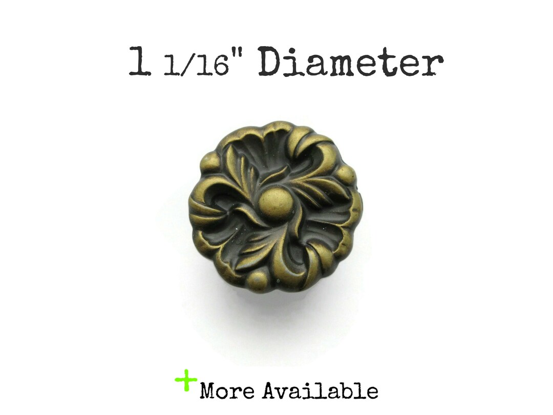 Small Vintage French Provincial Drawer Knob 1 1/16 - Etsy