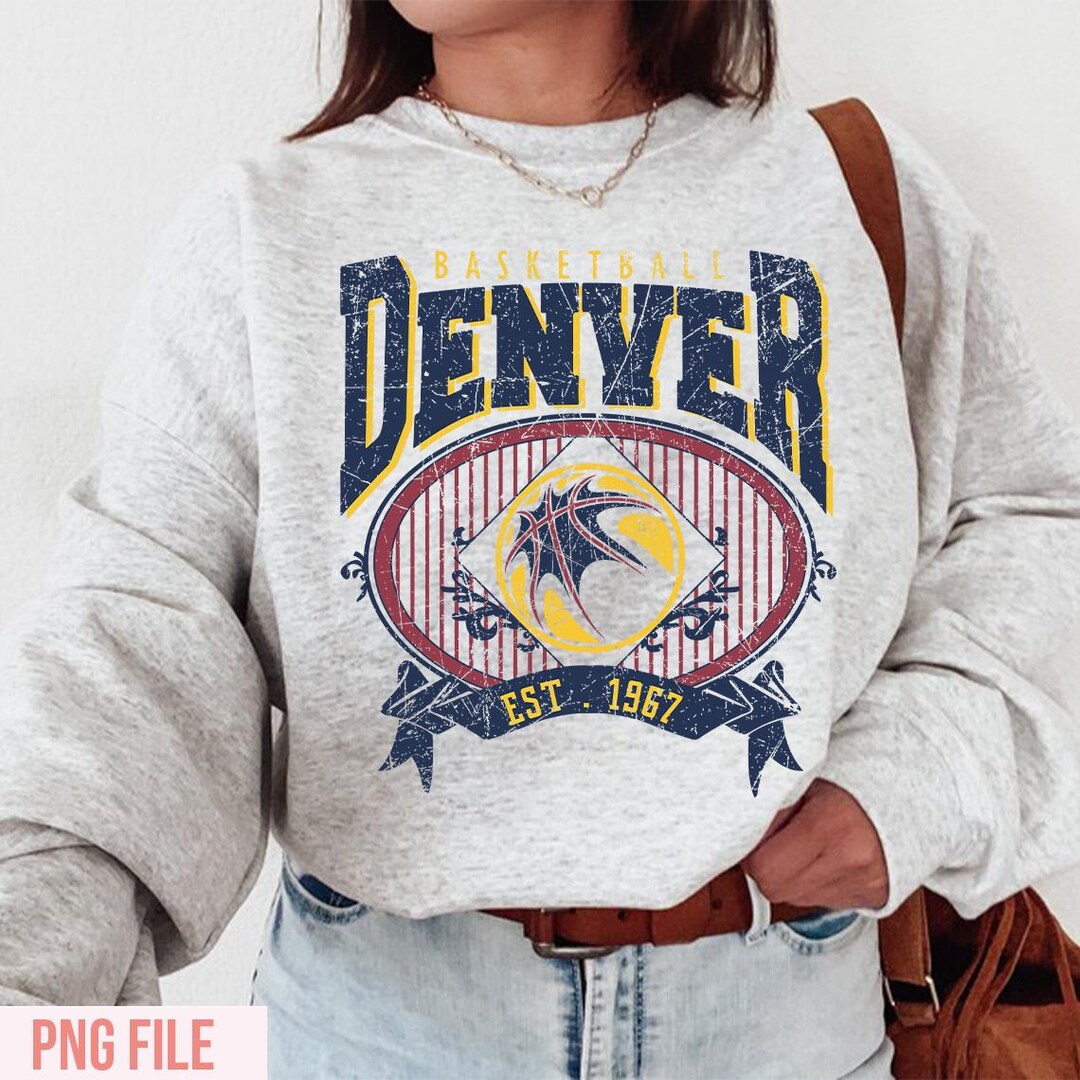 Vintage Denver Basketball Png, Denver Png, Denver Sublimation Png, Png ...