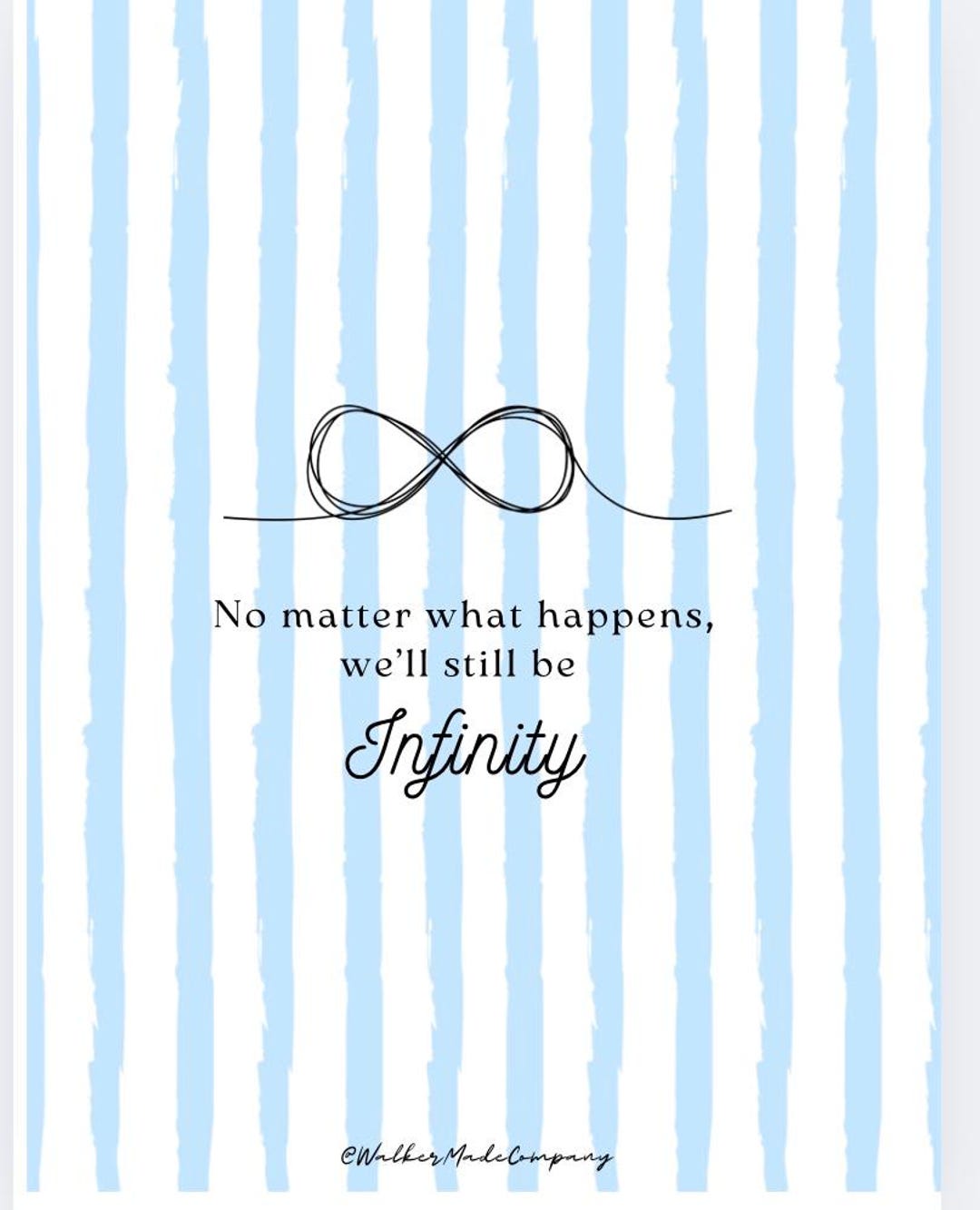 Infinity Quote - TSITP - Etsy