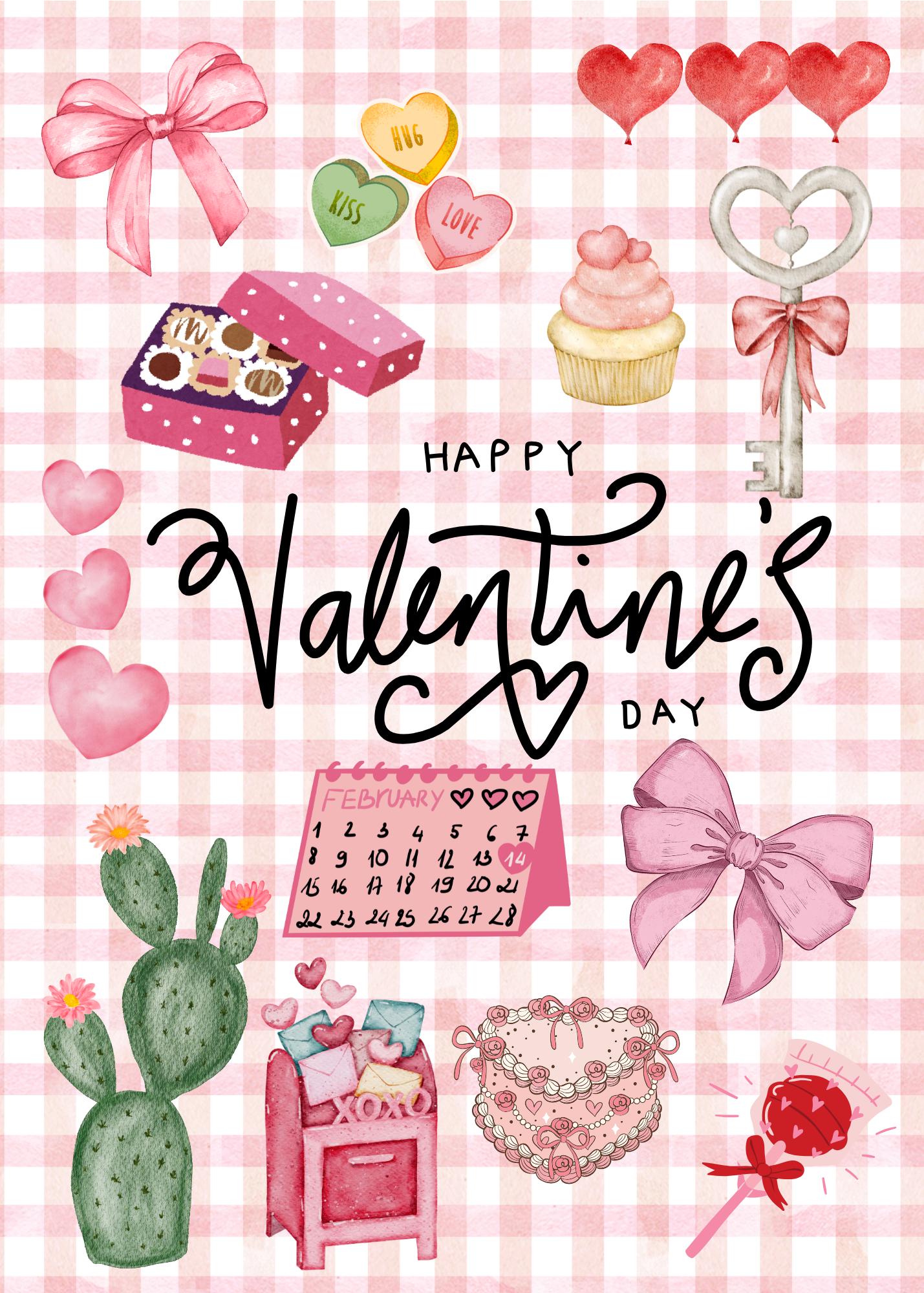 Happy Valentine’s Day **digital Download** - Etsy