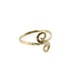 14k Yellow Gold Ring. Spiral Gold Ring. Spiral Ring. Unisex - Etsy