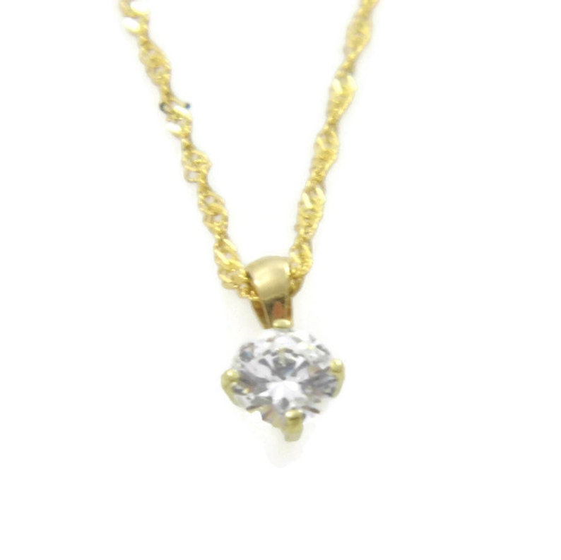 14k Gold necklace. sparkly gold princess necklace. Gold | Etsy