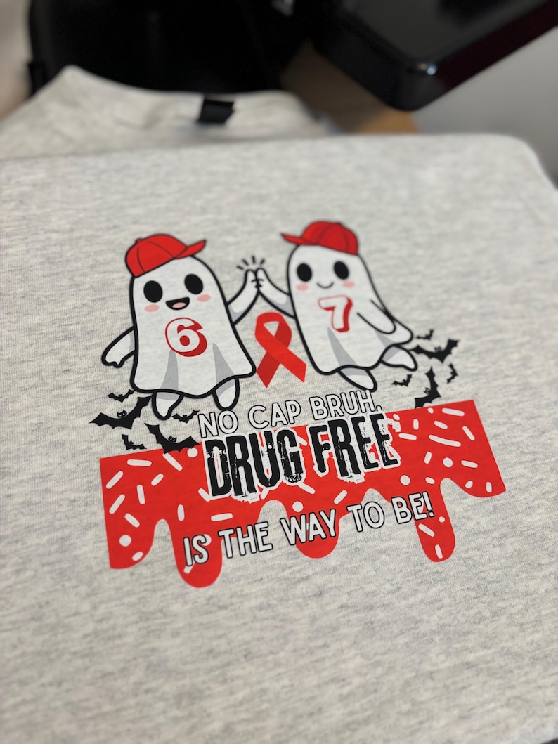BOY Red Ribbon Week Ghost Png: Anti-drug Awareness (digital Download ...
