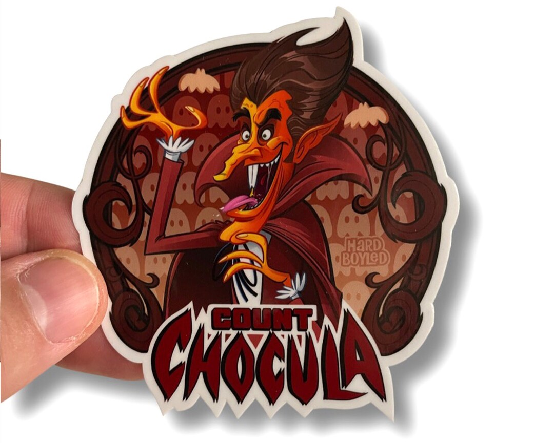 COUNT CHOCULA 3" Vinyl Sticker - Free Shipping! - Etsy