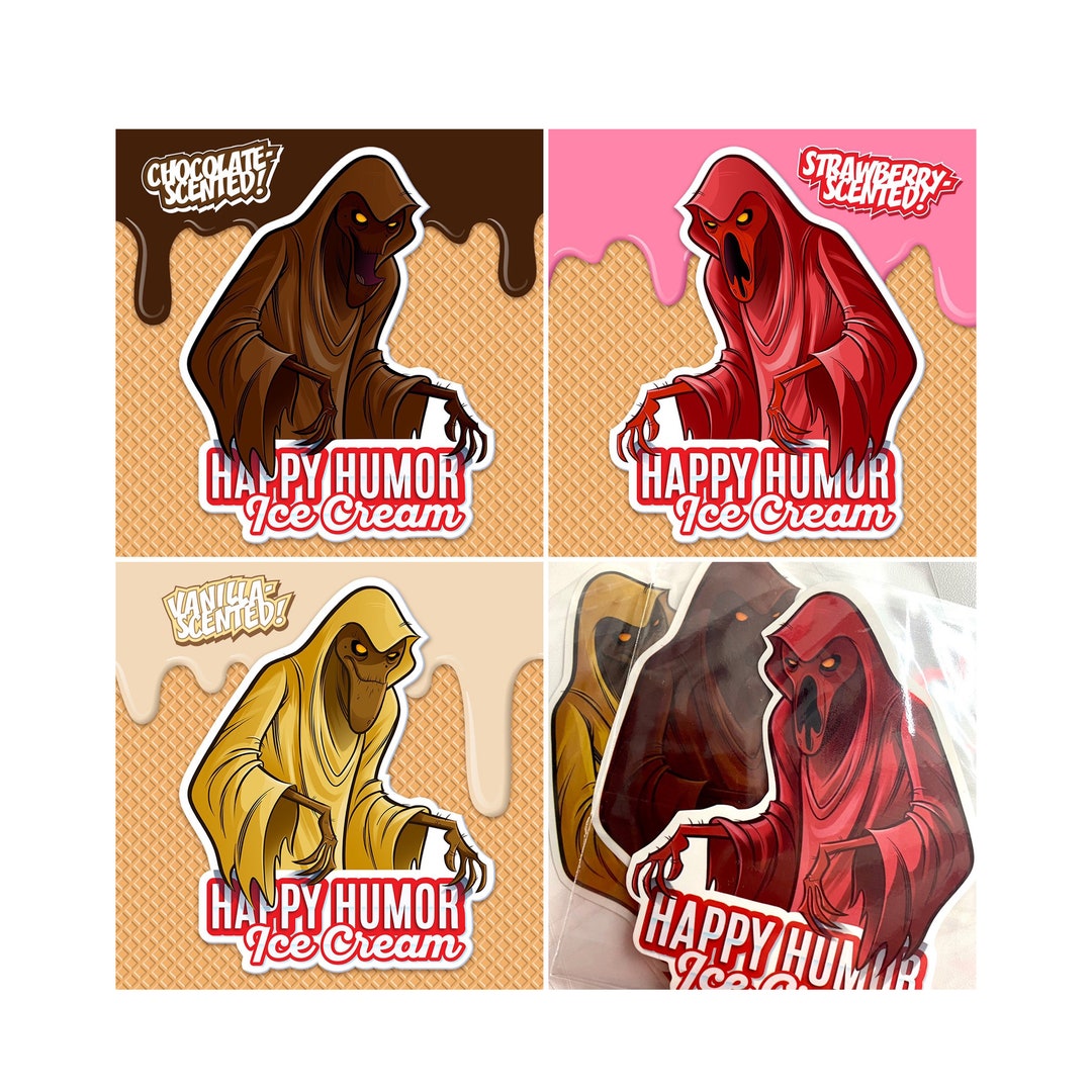 Ice Cream Phantoms *SCENTED* Stickers - Set of 3! - Free Shipping! - Etsy