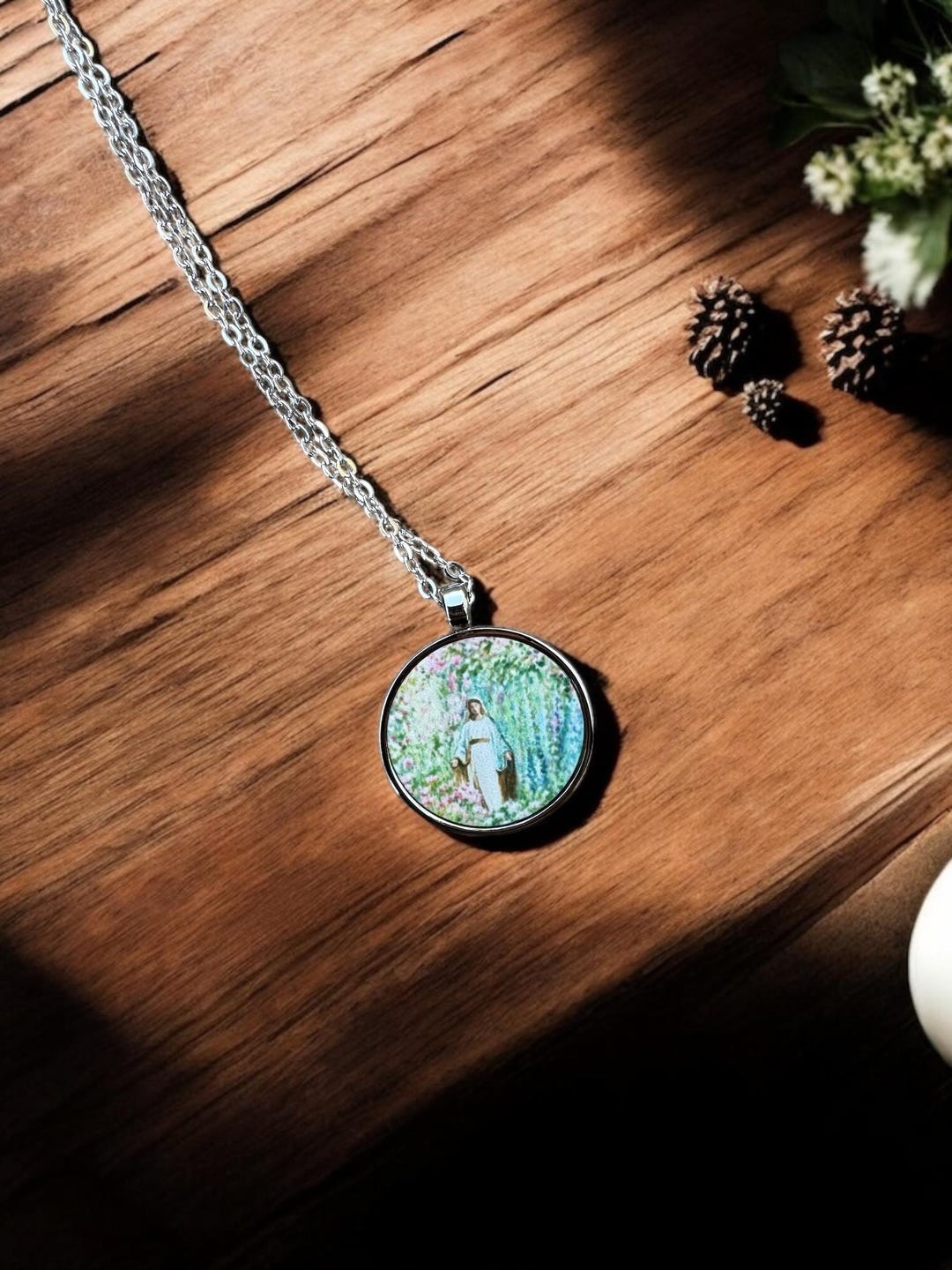 Mother Mary Necklace: Catholic First Communion Gift, June Jameson Art ...
