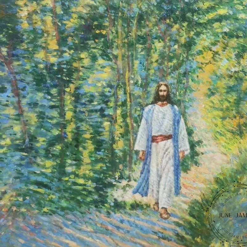 Jesus Painting - Etsy