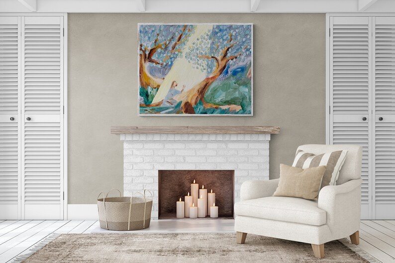 Catholic Art Wall Jesus Painting Catholic Art Prints - Etsy