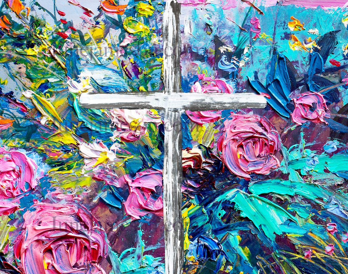 Christian Artwork Christian Wall Art Christian Painting - Etsy