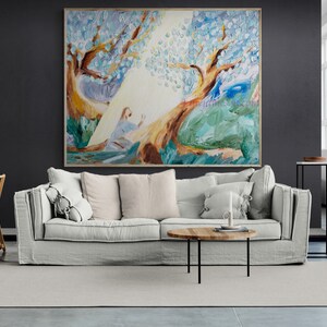 Catholic Art Wall, Jesus Painting, Catholic Art Prints, Abstract ...