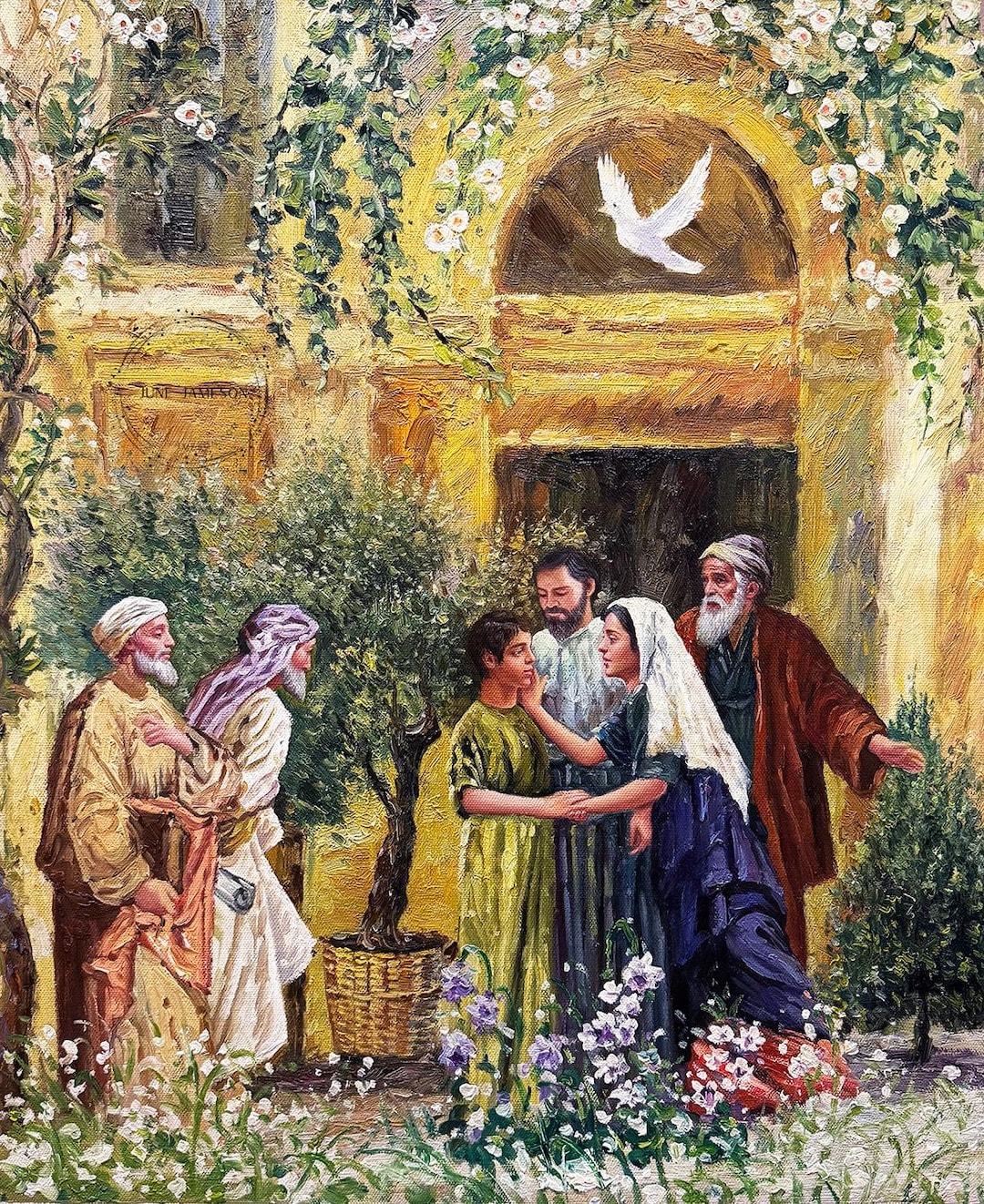 Joyful Mysteries Rosary, the Finding in the Temple Art, of the Lord Art ...