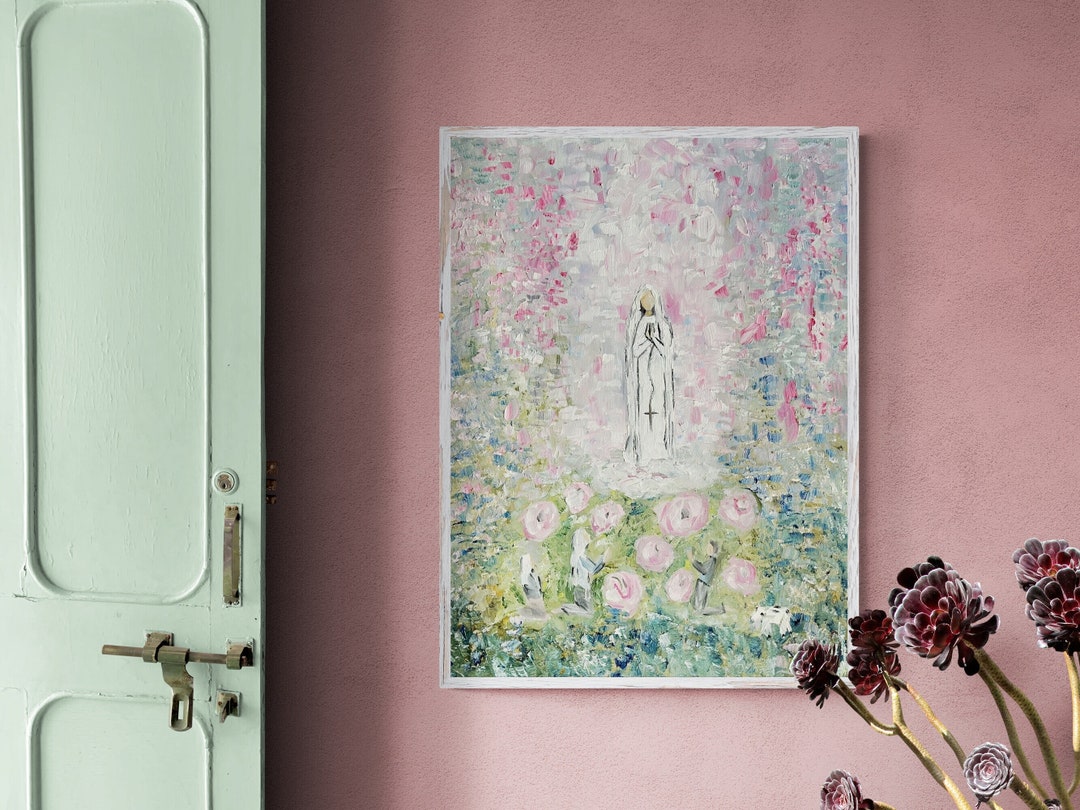 Our Lady of Fatima Canvas Print: Catholic Virgin Mary Art - Etsy