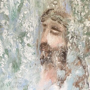Abstract Jesus Art, Jesus Painting Canvas, Modern Jesus Art, Modern ...