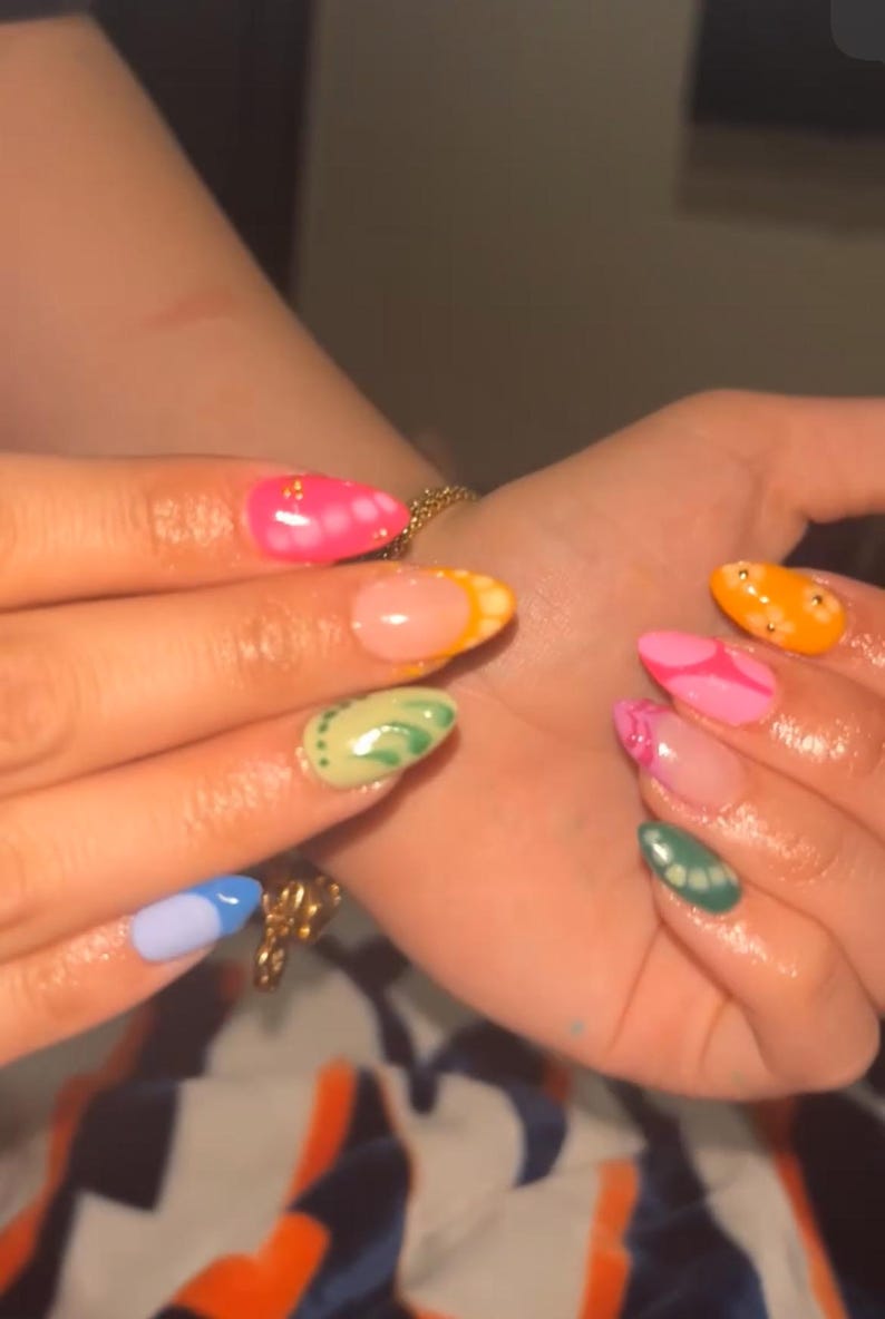 GEL-X Press on Nails to Go!!!!! (candy) - Etsy