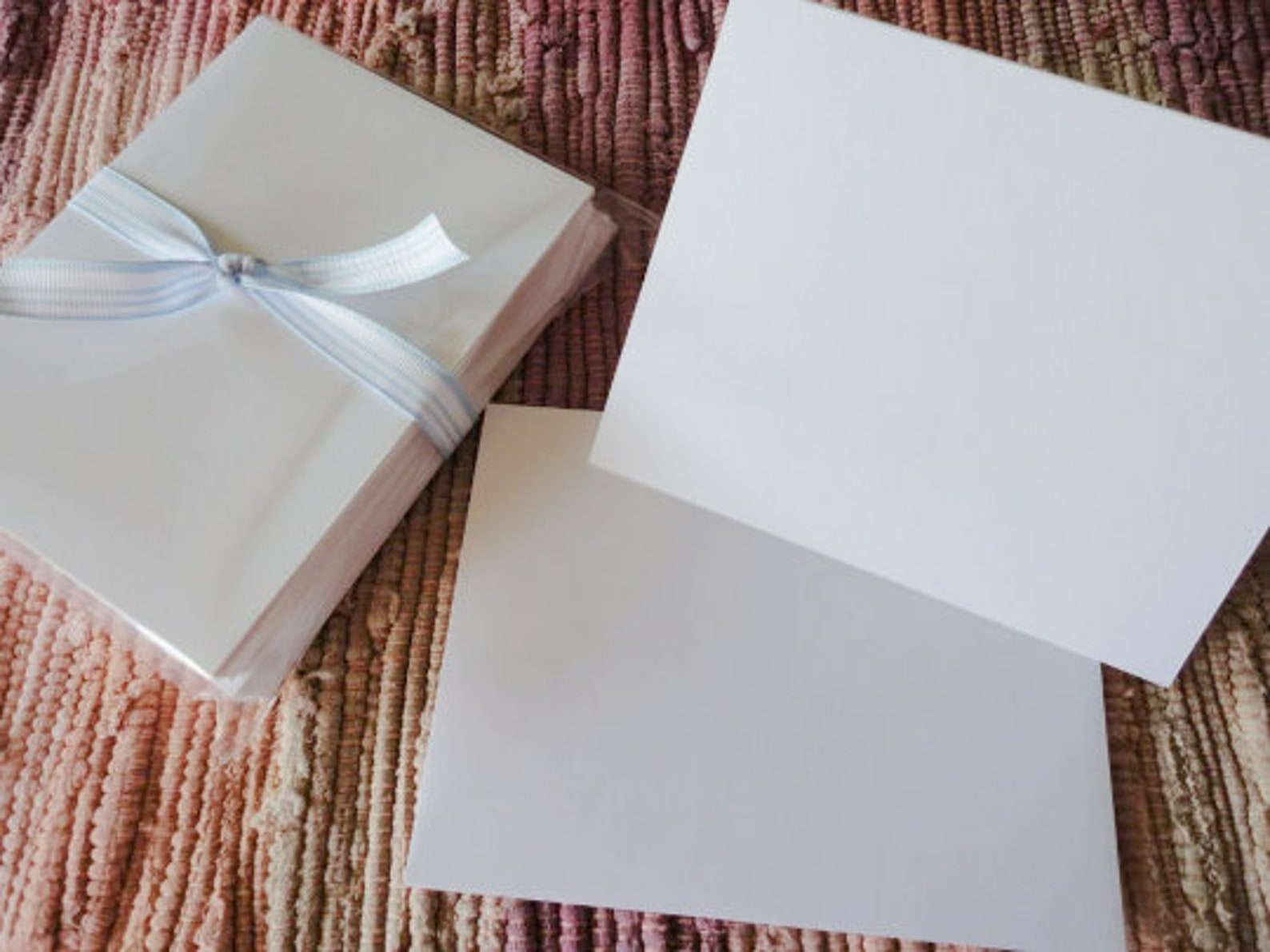 Blank Cards and Envelopes White Set of 12 - Etsy