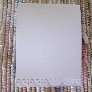 Blank Card Stock With Scallop Edge Pack of 12 - Etsy