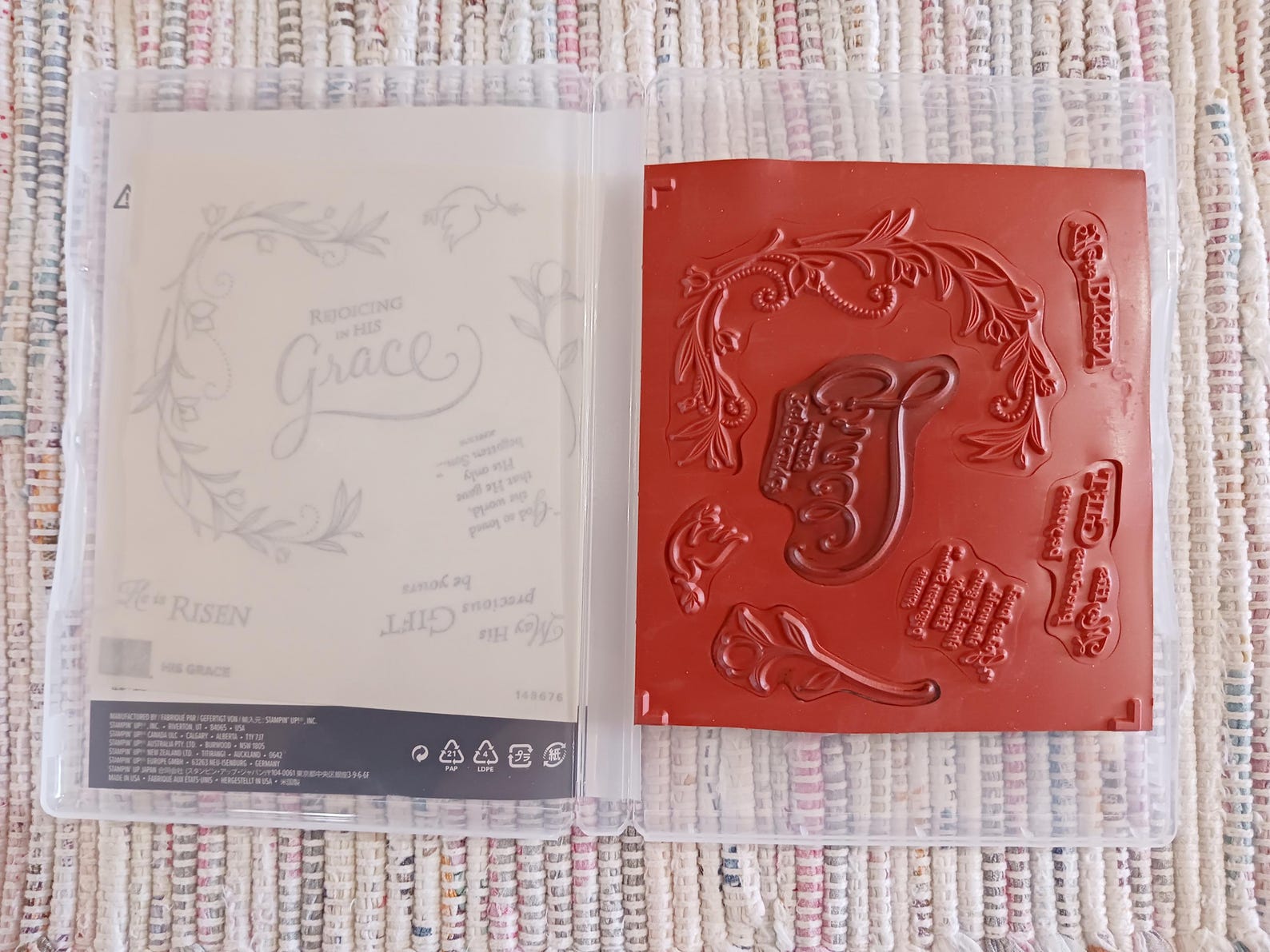 Stampin up Retired His Grace Stamp Set - Etsy